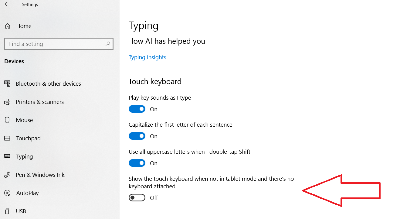 Automatically show on-screen keyboard when selecting input field on ...